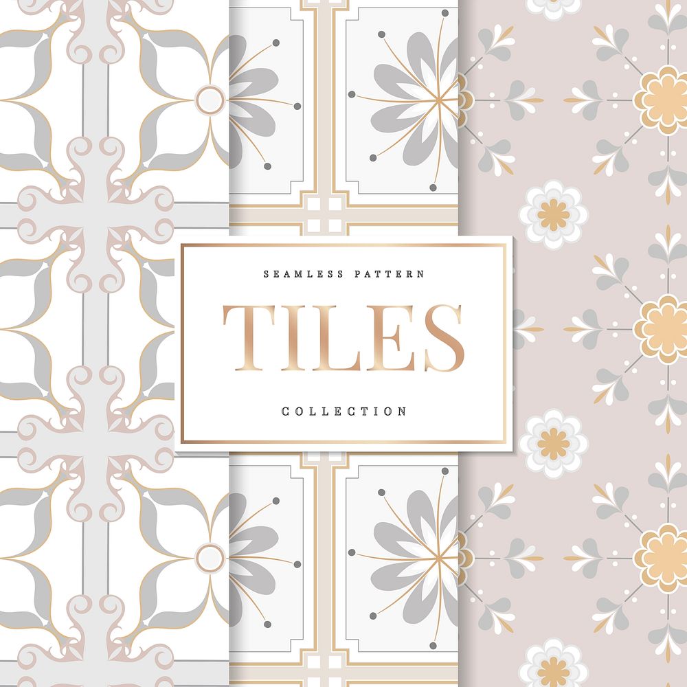 Seamless pattern tiles vector collection | Free Vector - rawpixel
