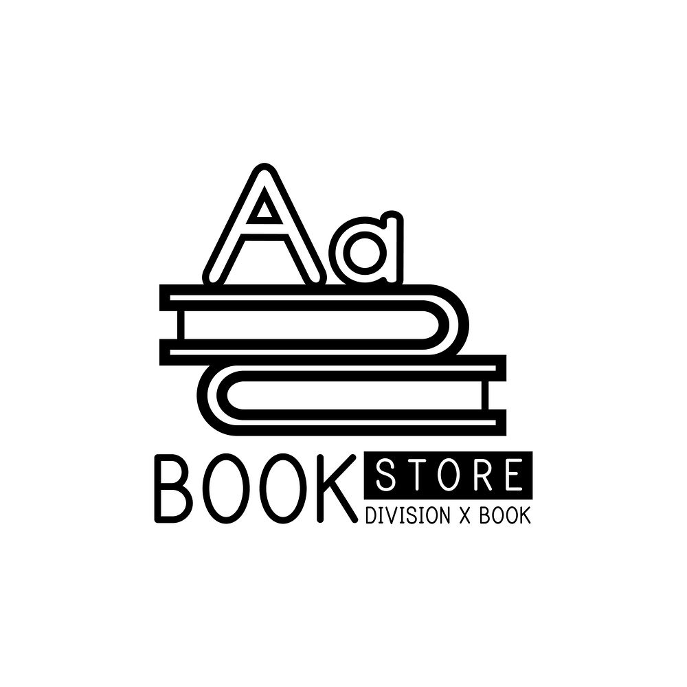 Bookstore and papers logo design | Free Vector - rawpixel