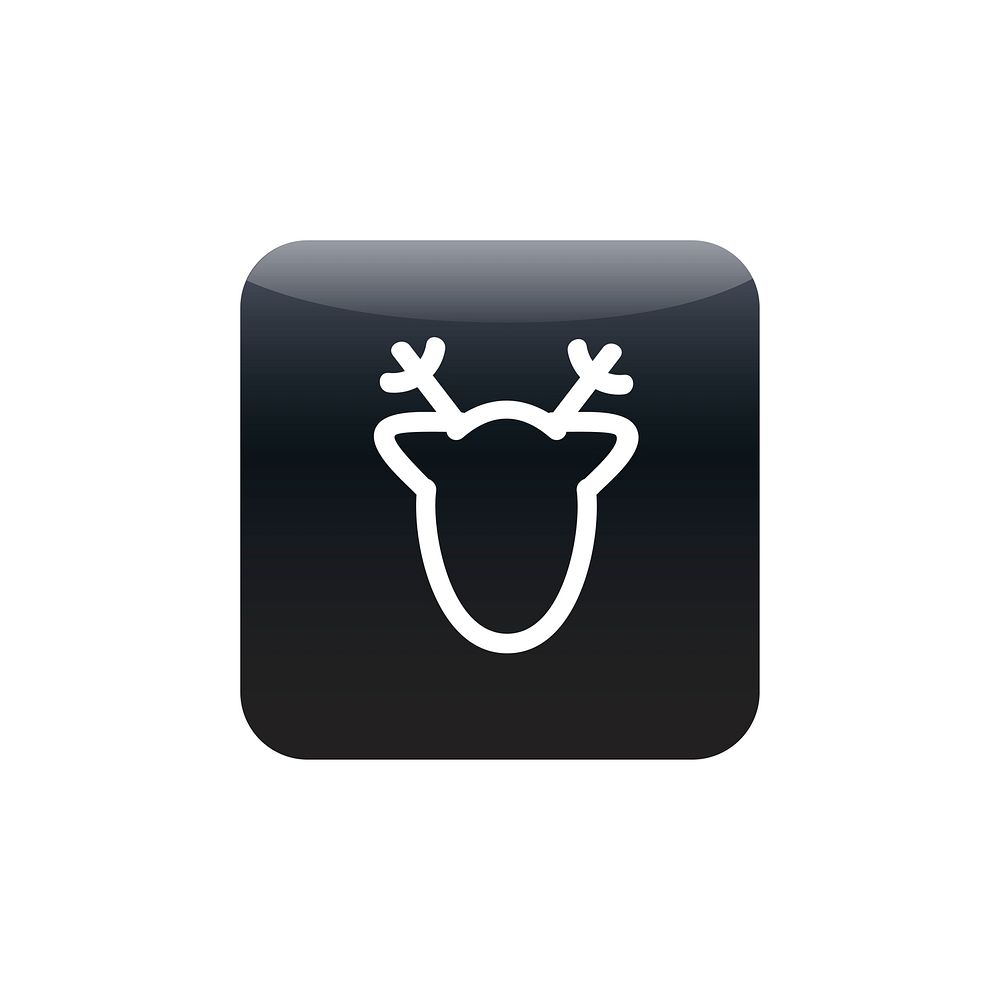 Reindeer icon vector | Free Vector - rawpixel