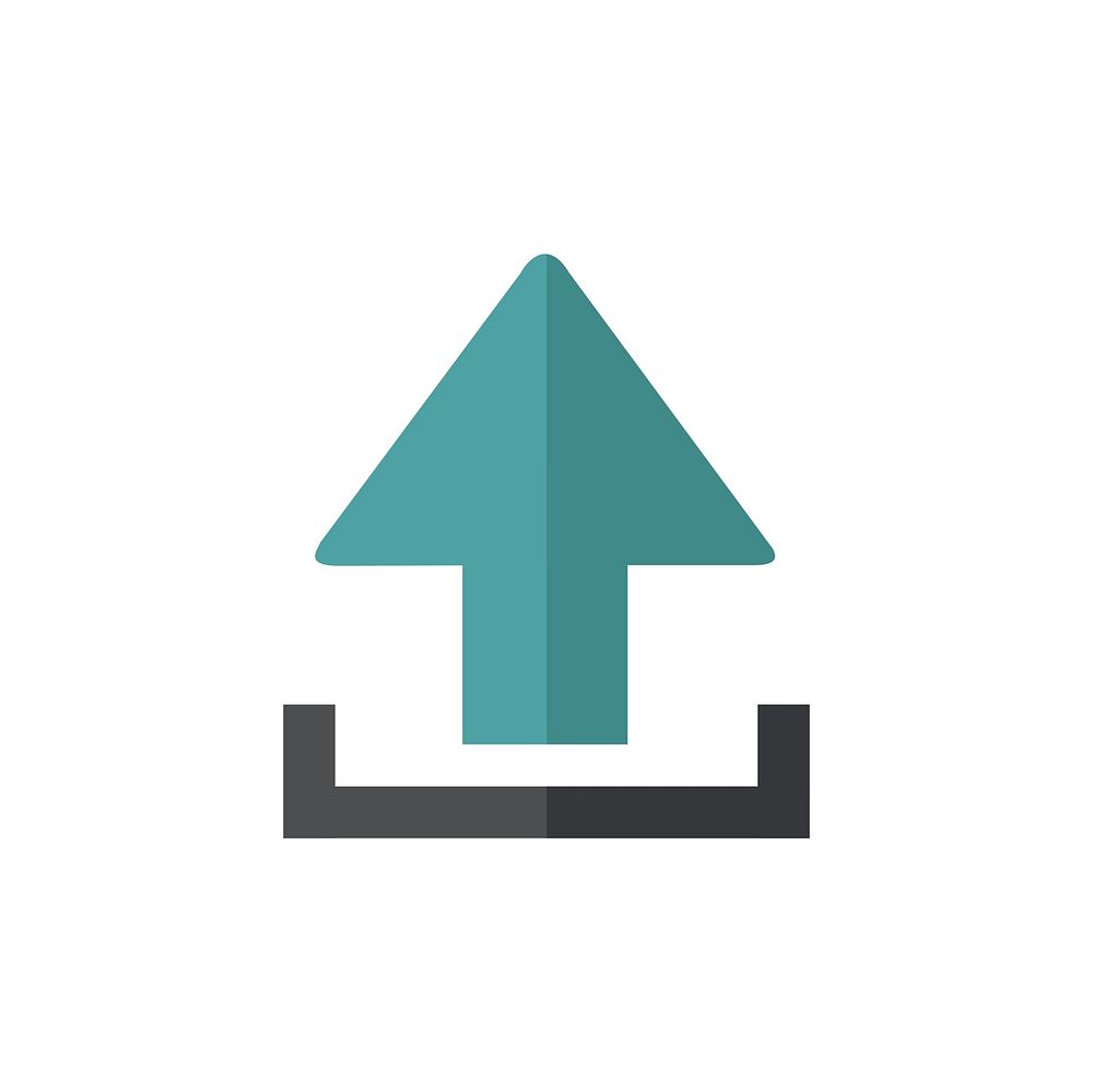 Illustration of uploading icon vector | Premium Vector - rawpixel