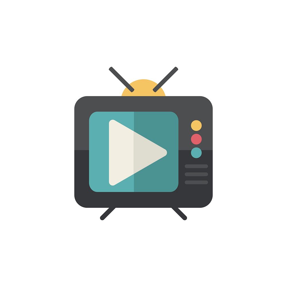 Illustration of television vector | Premium Vector - rawpixel
