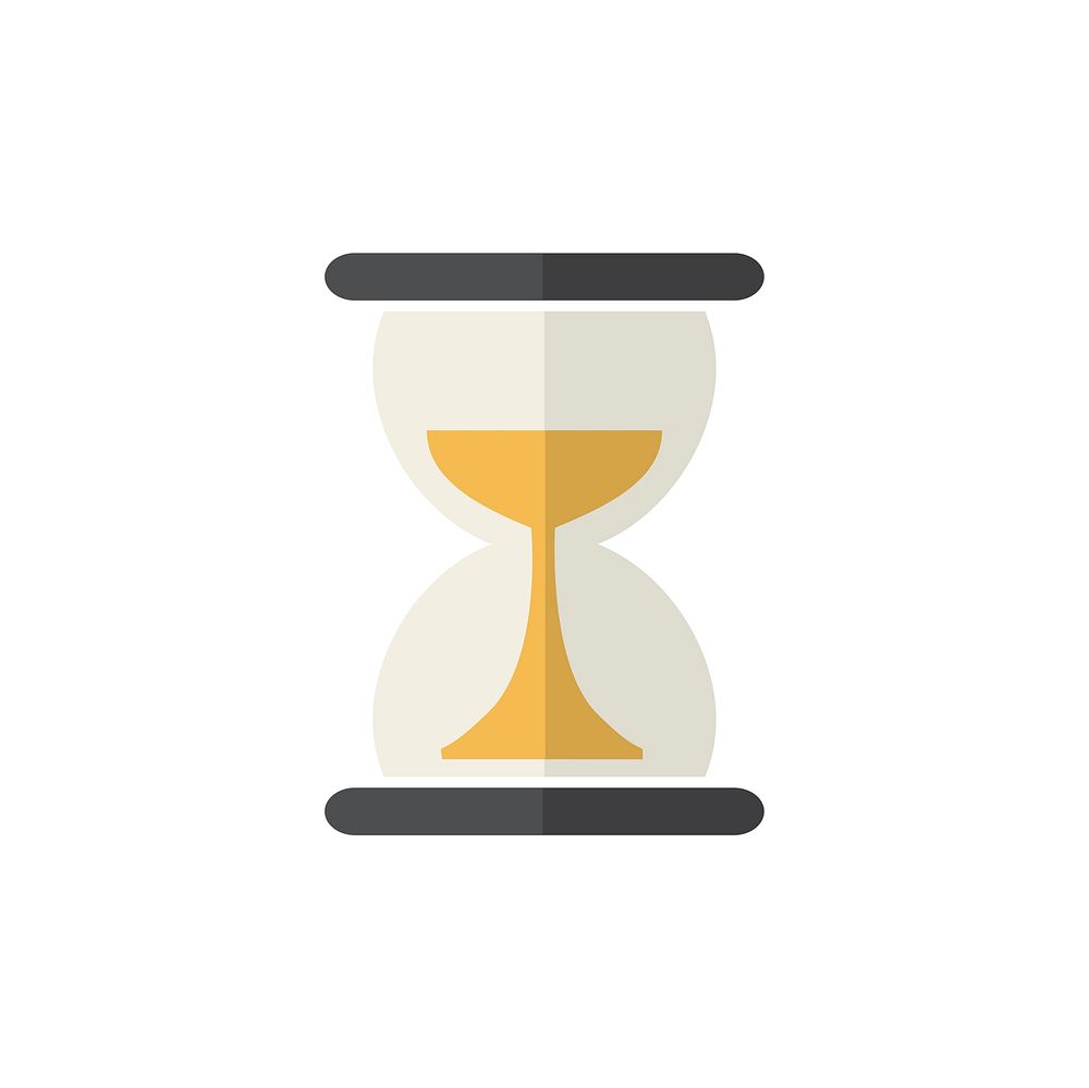 Illustration of sand timer vector | Premium Vector - rawpixel