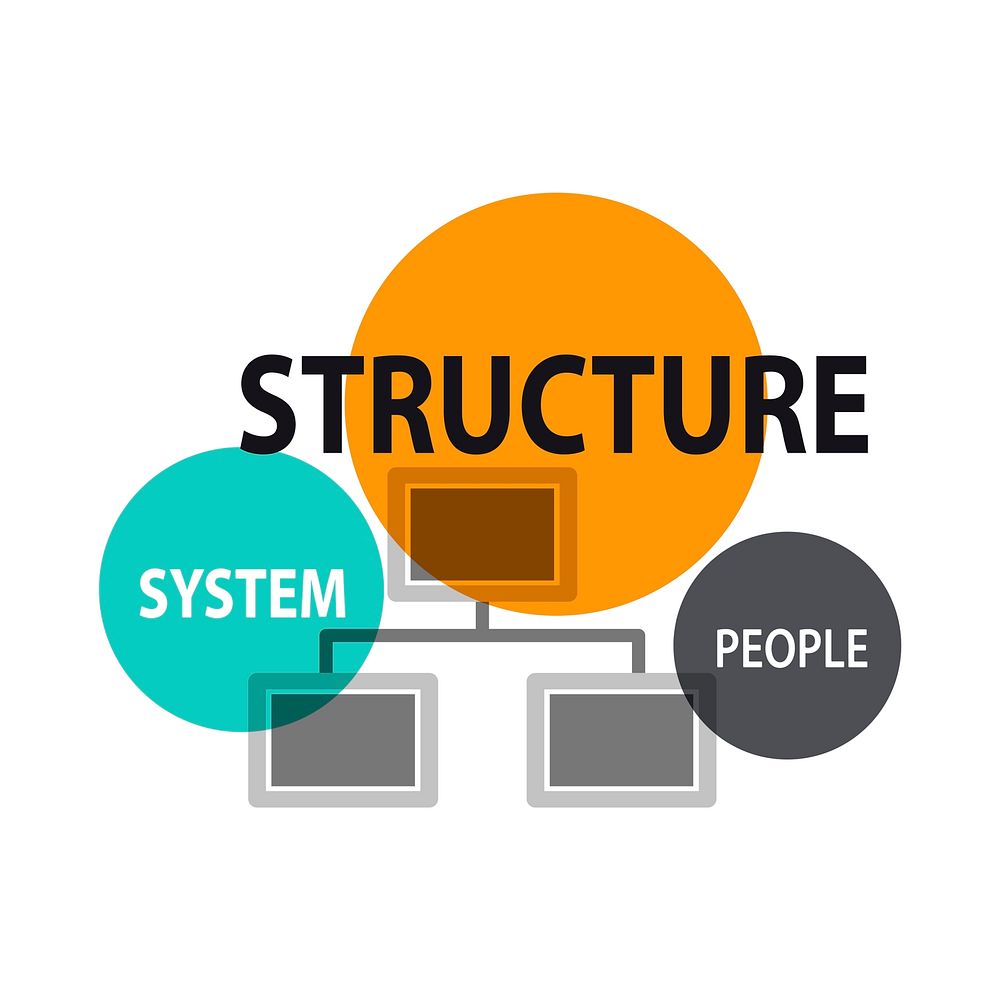 Illustration of business team structure | Free Vector - rawpixel
