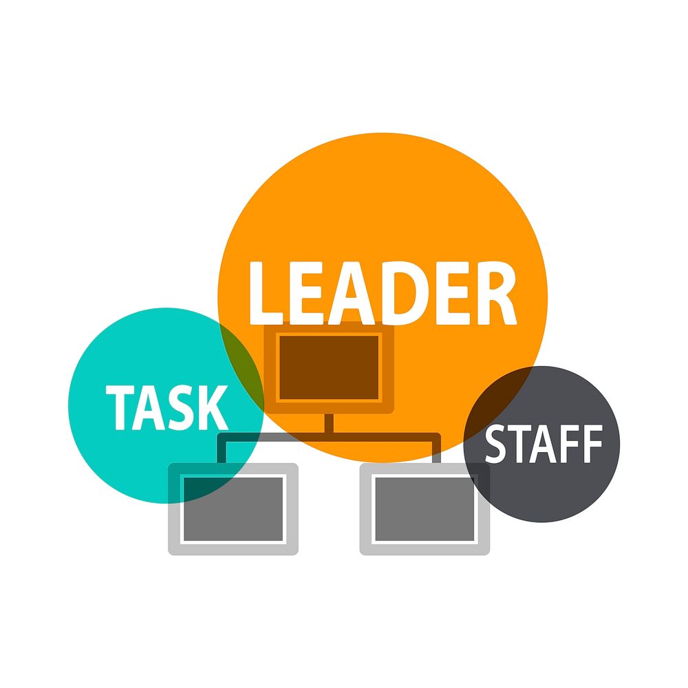 Illustration of business team structure | Free Vector - rawpixel