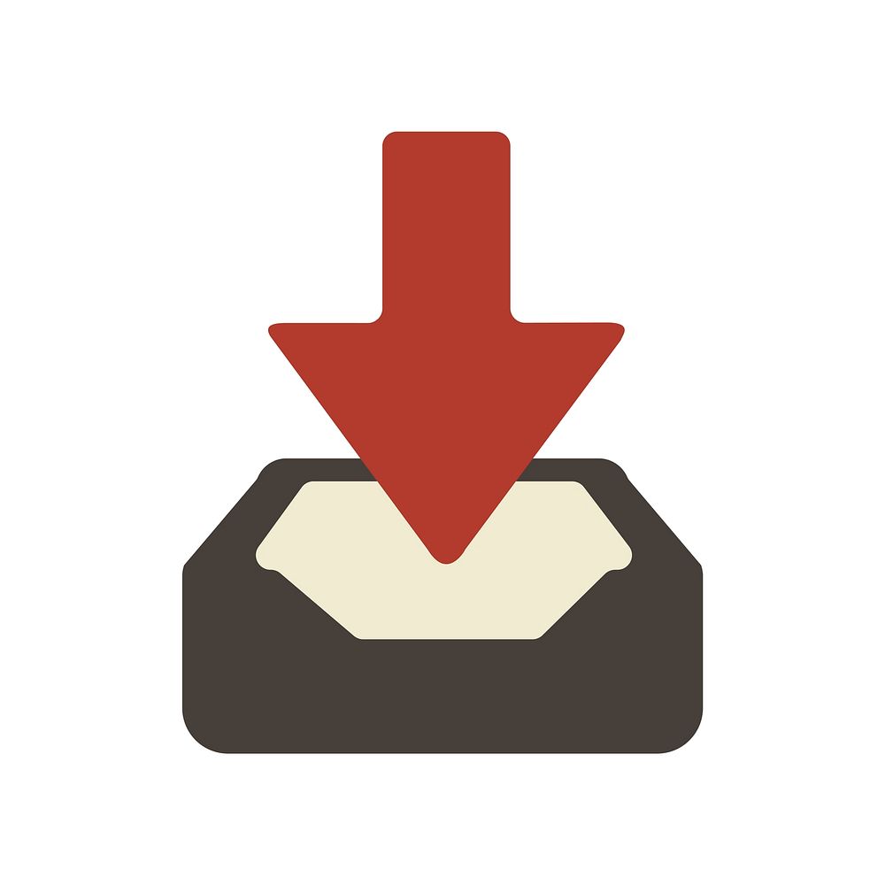 Illustration of download icon vector | Premium Vector - rawpixel