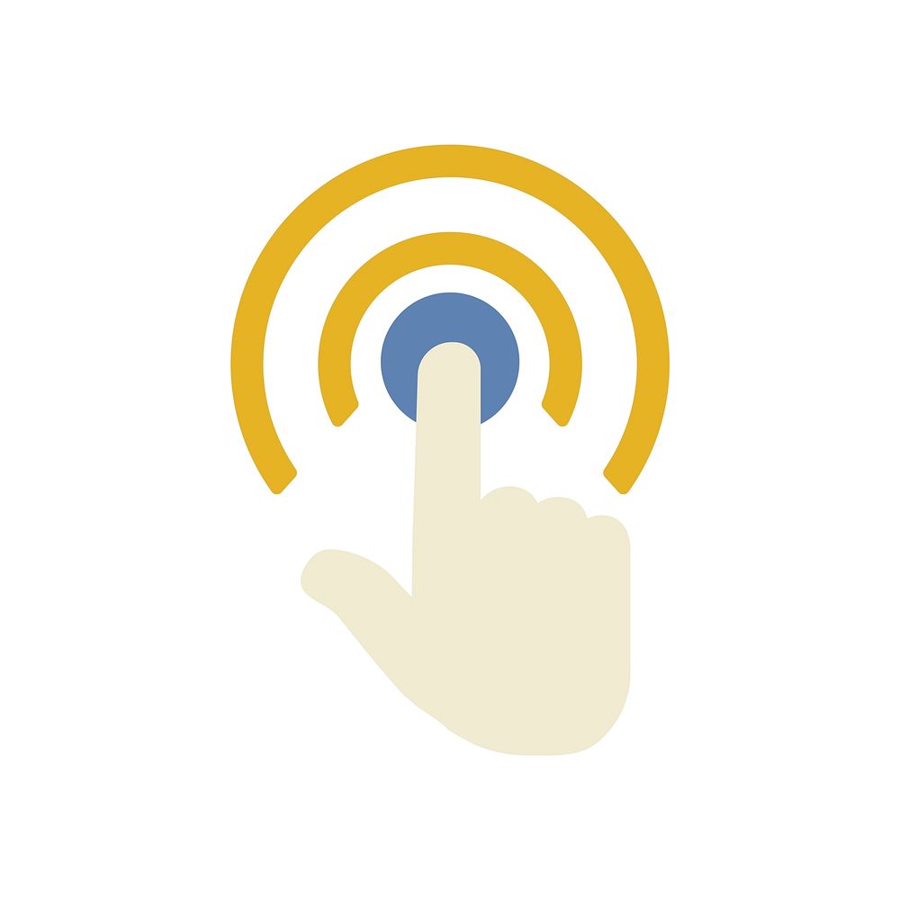 Illustration touch screen hand gesture | Premium Vector - rawpixel
