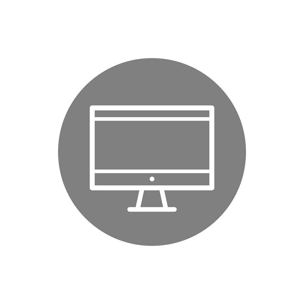 Illustration of computer icon vector | Premium Vector - rawpixel