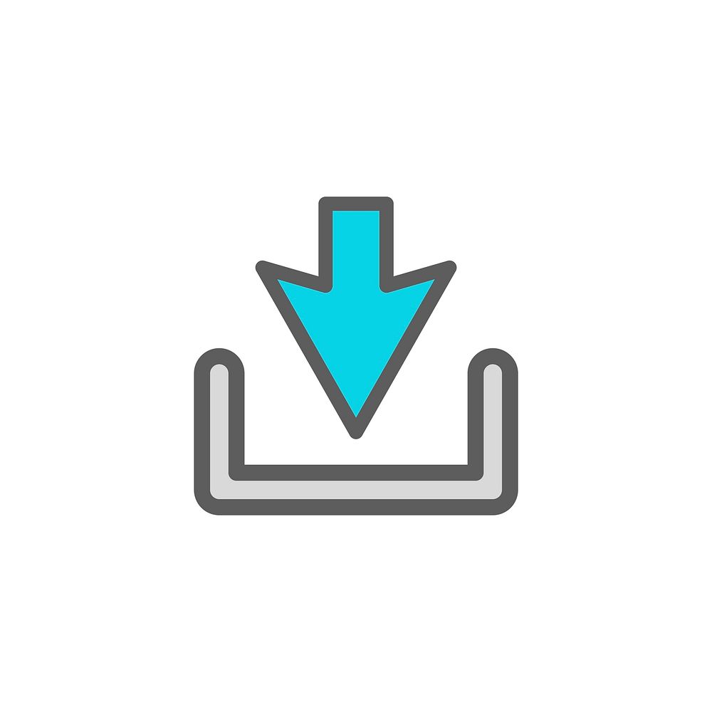 Illustration of download icon vector | Premium Vector - rawpixel