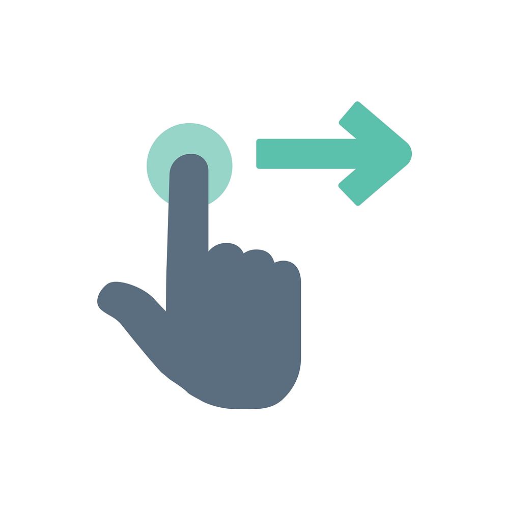 Illustration of touch screen hand | Free Icons - rawpixel