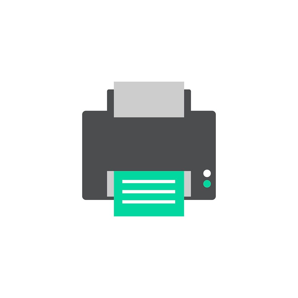 Illustration of printer vector | Free Vector - rawpixel