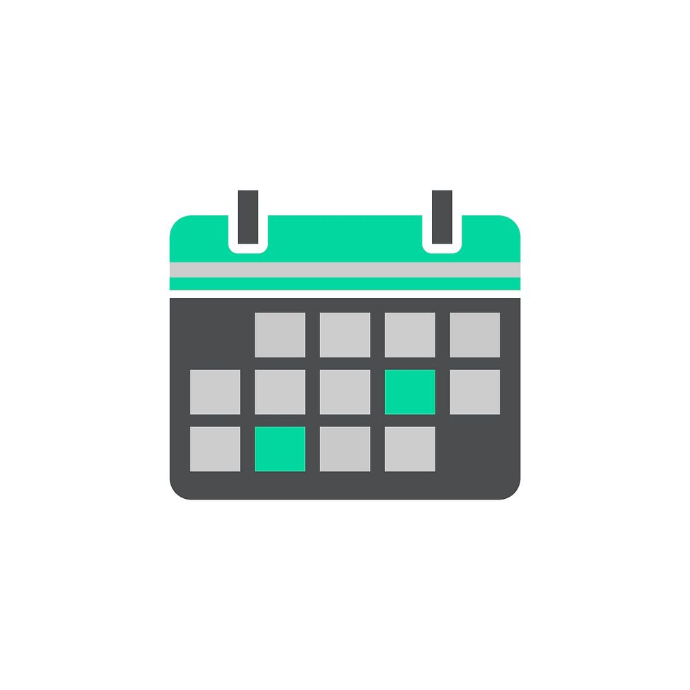 Illustration of calendar icon vector | Free Vector - rawpixel