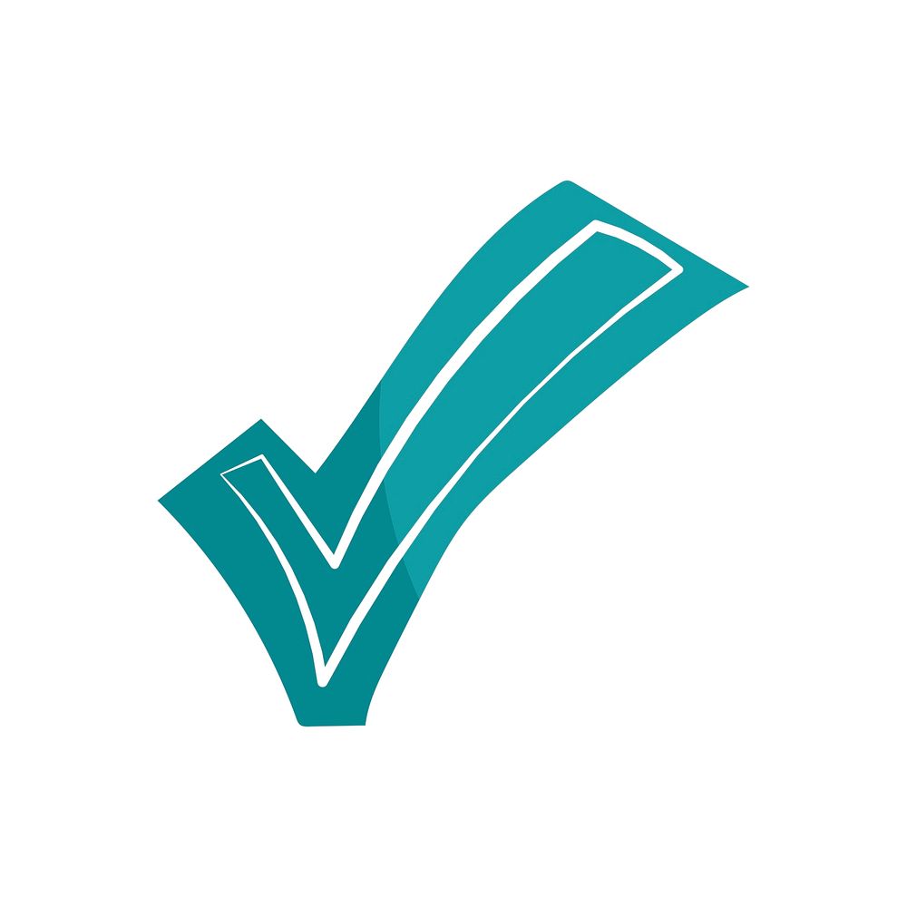 Illustration of tick mark vector | Free Vector - rawpixel