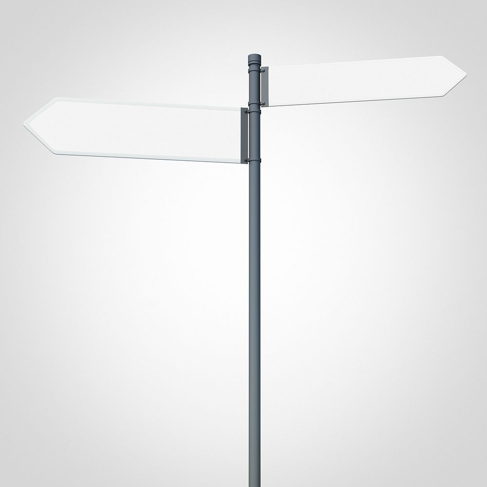 3D rendering blank traffic sign, | Free Photo - rawpixel