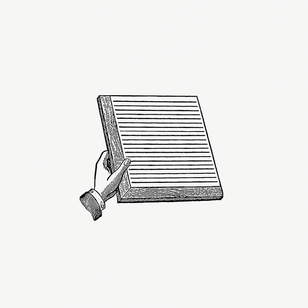 Drawing of a paper pad | Premium PSD - rawpixel