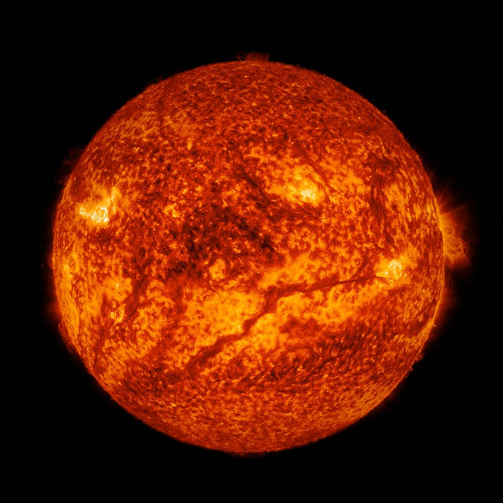 Sun, space clipart, planet surface | Free Photo - rawpixel