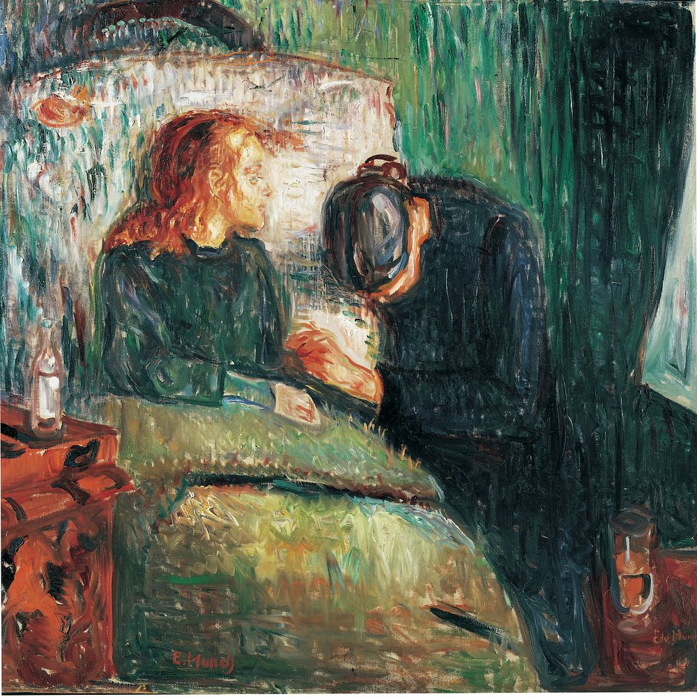 Edvard Munch's sick child (1907). | Free Photo Illustration - rawpixel