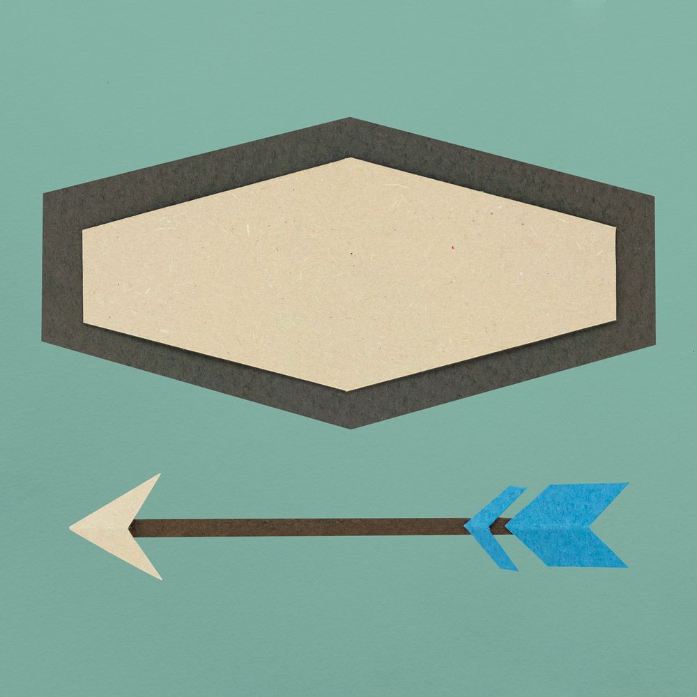 Illustration banner and an arrow | Premium PSD - rawpixel