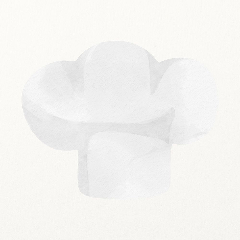 Chef hat, toque watercolor illustration | Free Photo - rawpixel