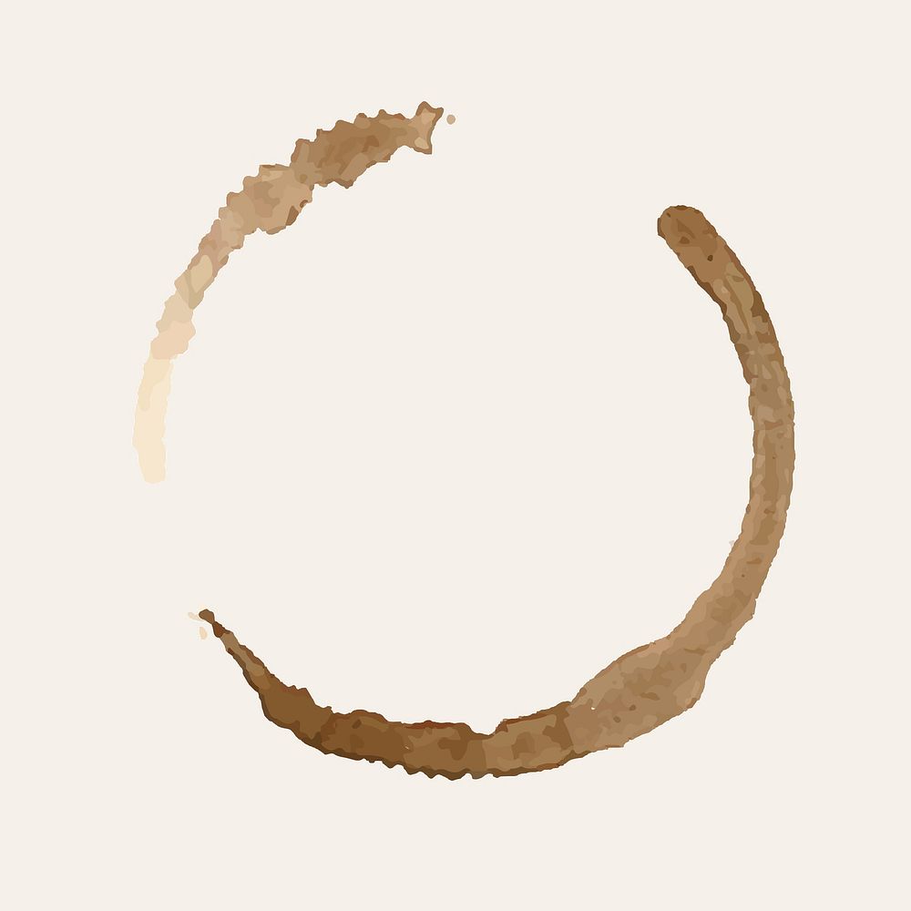Coffee cup stain vector | Premium Vector - rawpixel