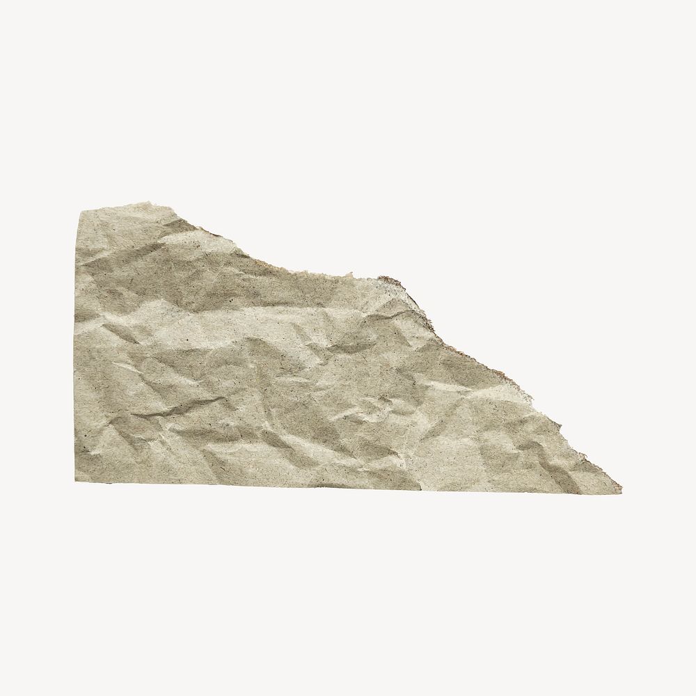 Crumpled vintage paper scrap vector | Premium Vector - rawpixel