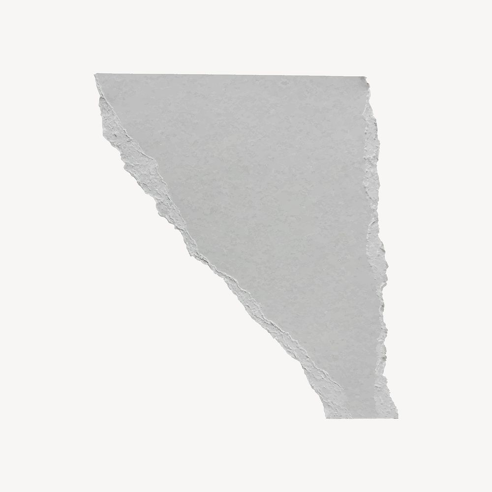 Gray ripped paper scrap texture | Vector - rawpixel