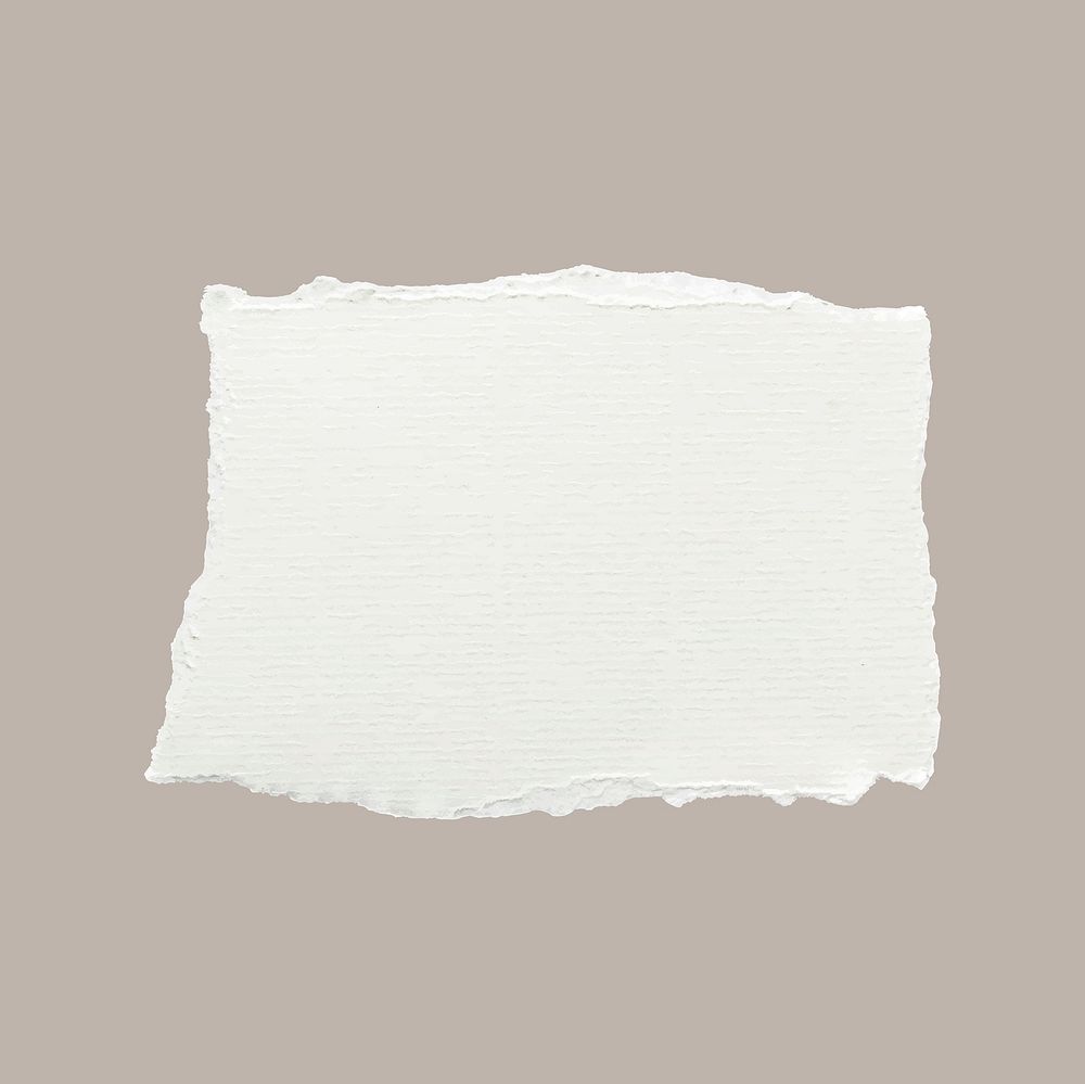 White ripped paper scrap texture | Premium Vector - rawpixel