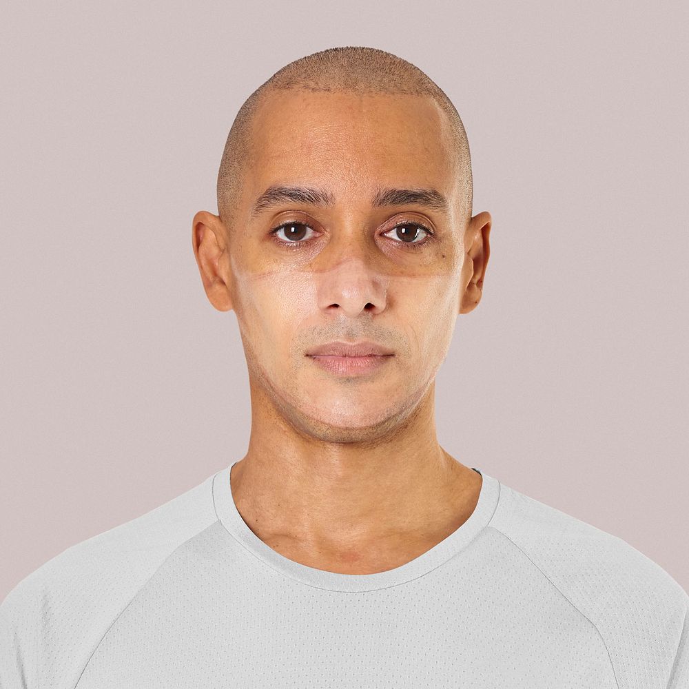 Latin man mask tan line | Free Photo - rawpixel