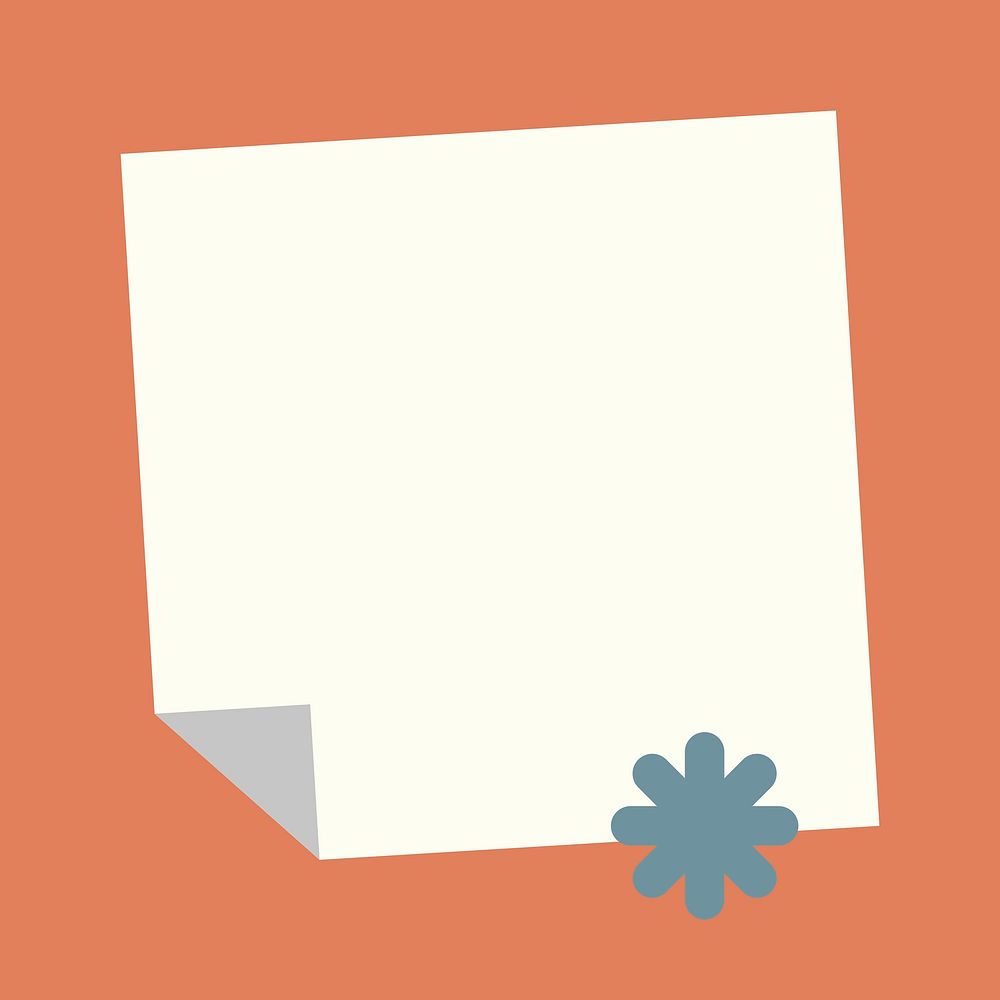 Note paper collage element, cute | Premium Vector - rawpixel