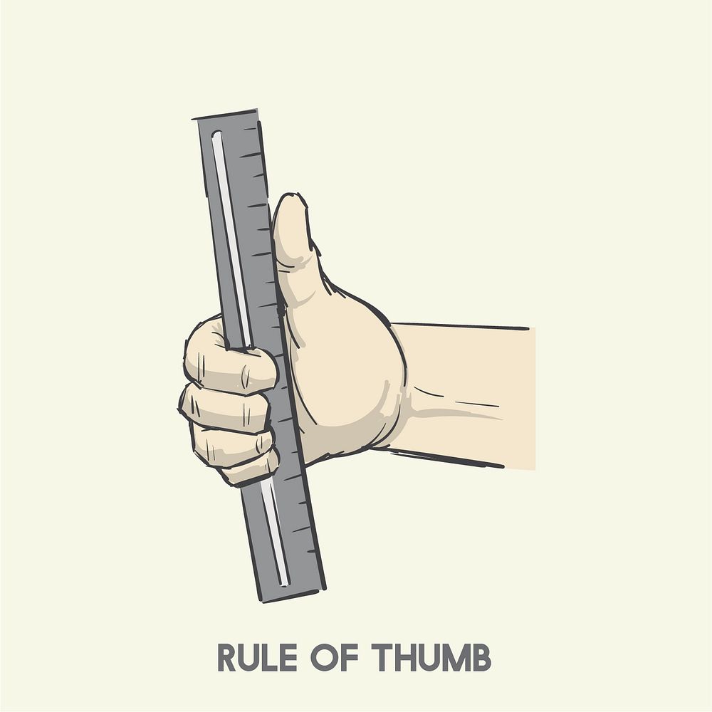 Rule of thumb | Free Photo Illustration - rawpixel