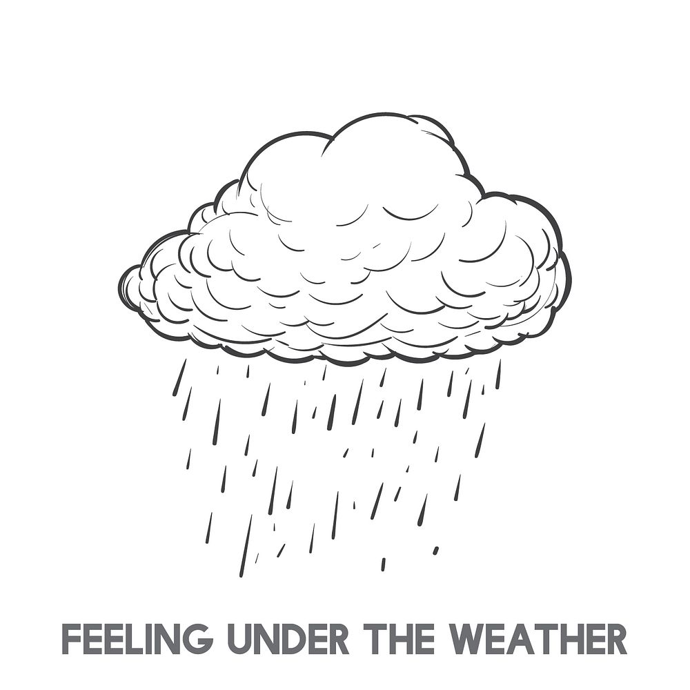 Feeling under the weather | Premium Vector - rawpixel