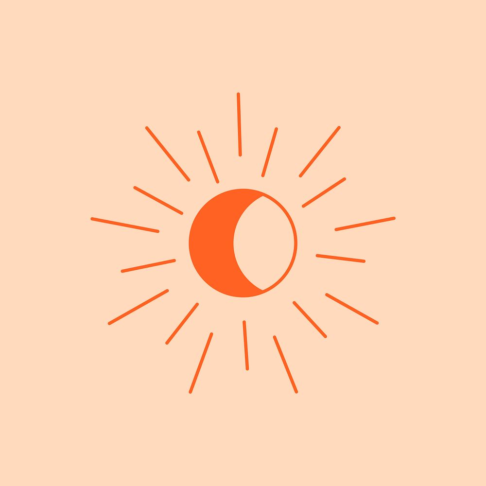 Crescent moon aesthetic sticker, design | Free Vector - rawpixel