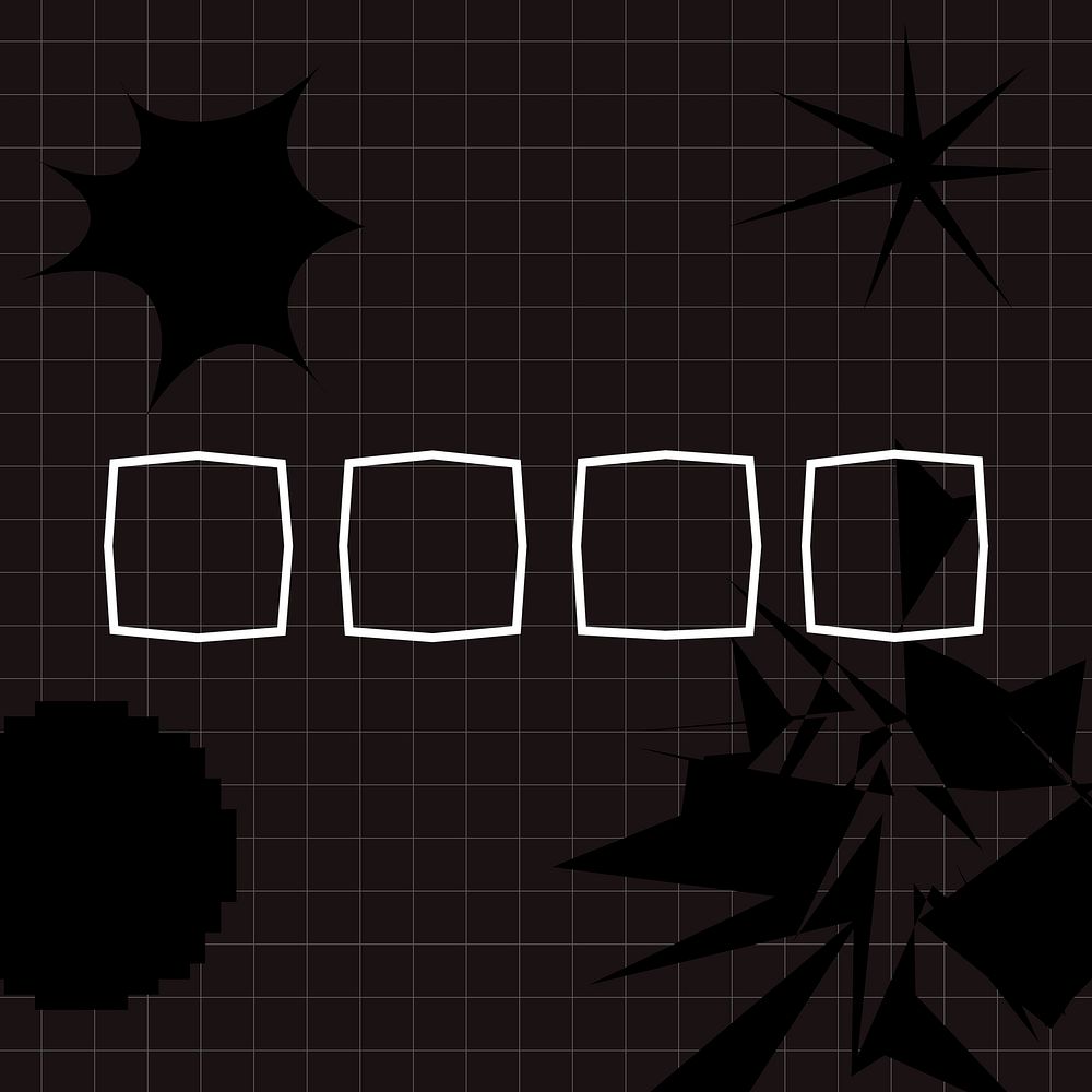 Square shapes collage element, white | Premium Vector - rawpixel