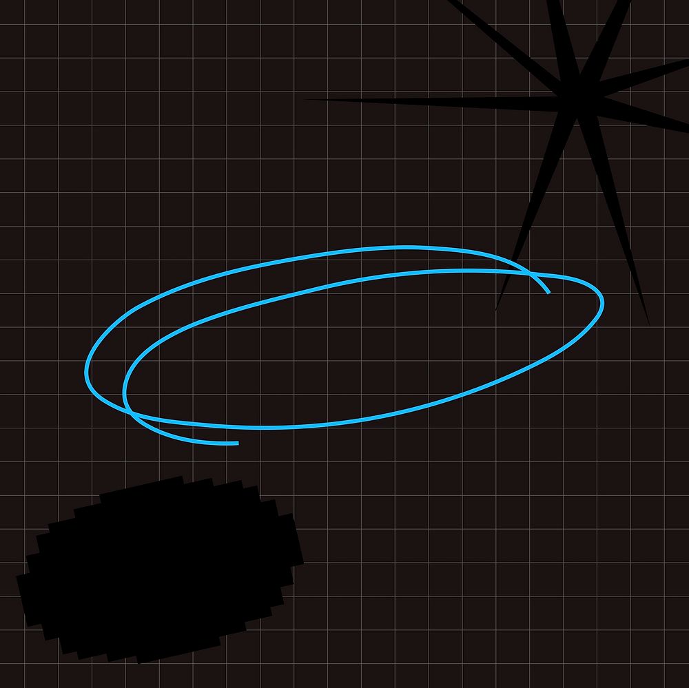 Oval shape collage element, abstract | Premium PSD - rawpixel