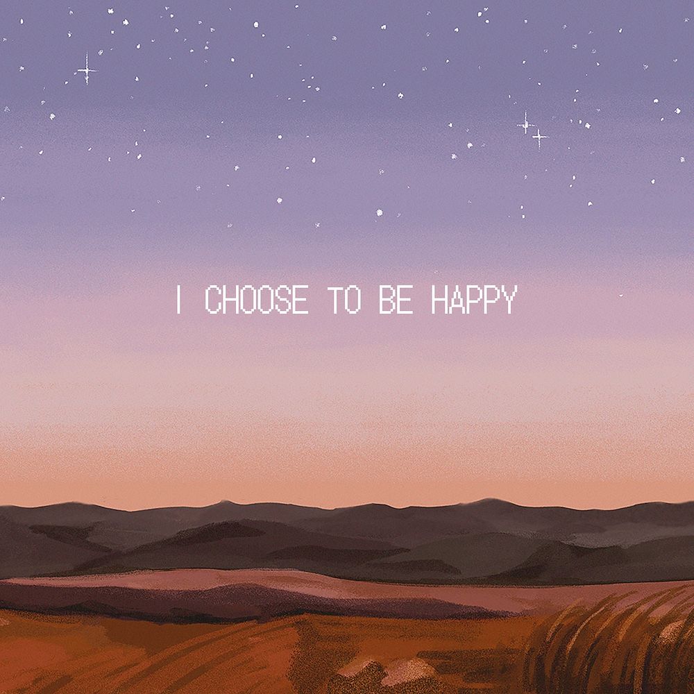 I choose be happy, aesthetic | Free Photo - rawpixel