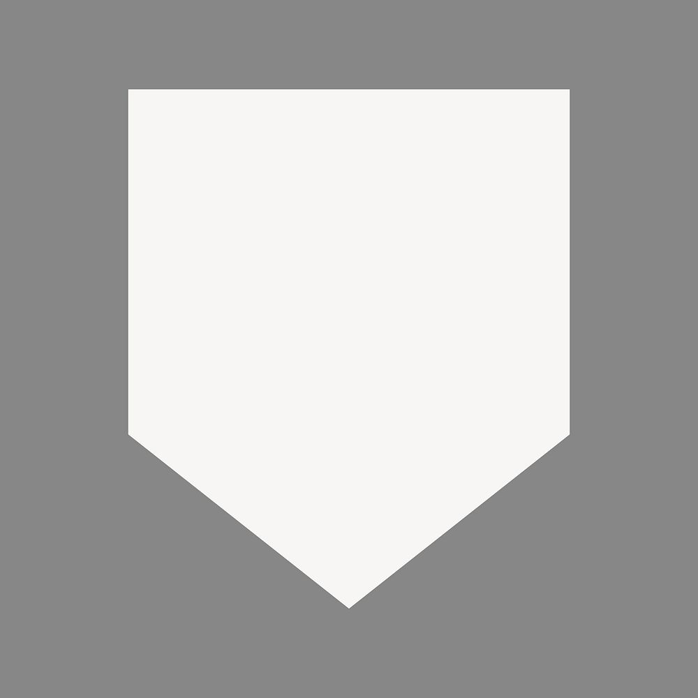 Flag badge sticker, white shape | Free Vector - rawpixel