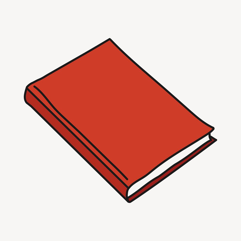 Red book sticker, education creative | Free PSD Illustration - rawpixel