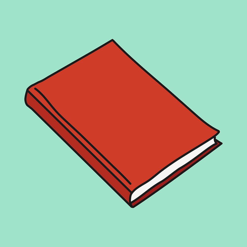 Red book sticker, education creative | Free PSD Illustration - rawpixel