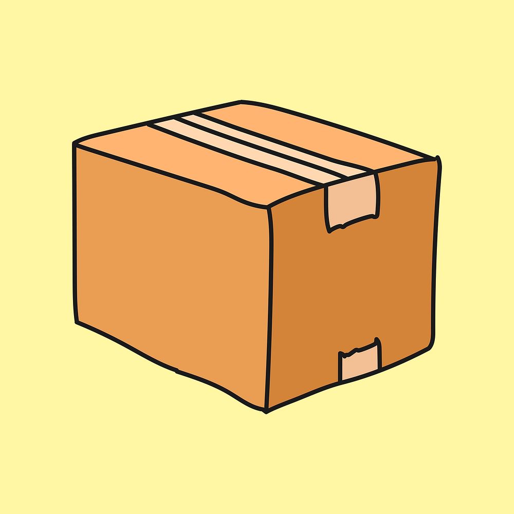 Parcel box sticker, delivery service | Premium PSD - rawpixel