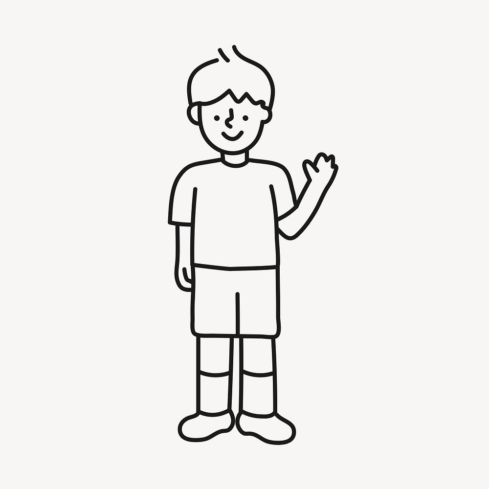 Boy clipart, kid drawing design | Free Photo Illustration - rawpixel