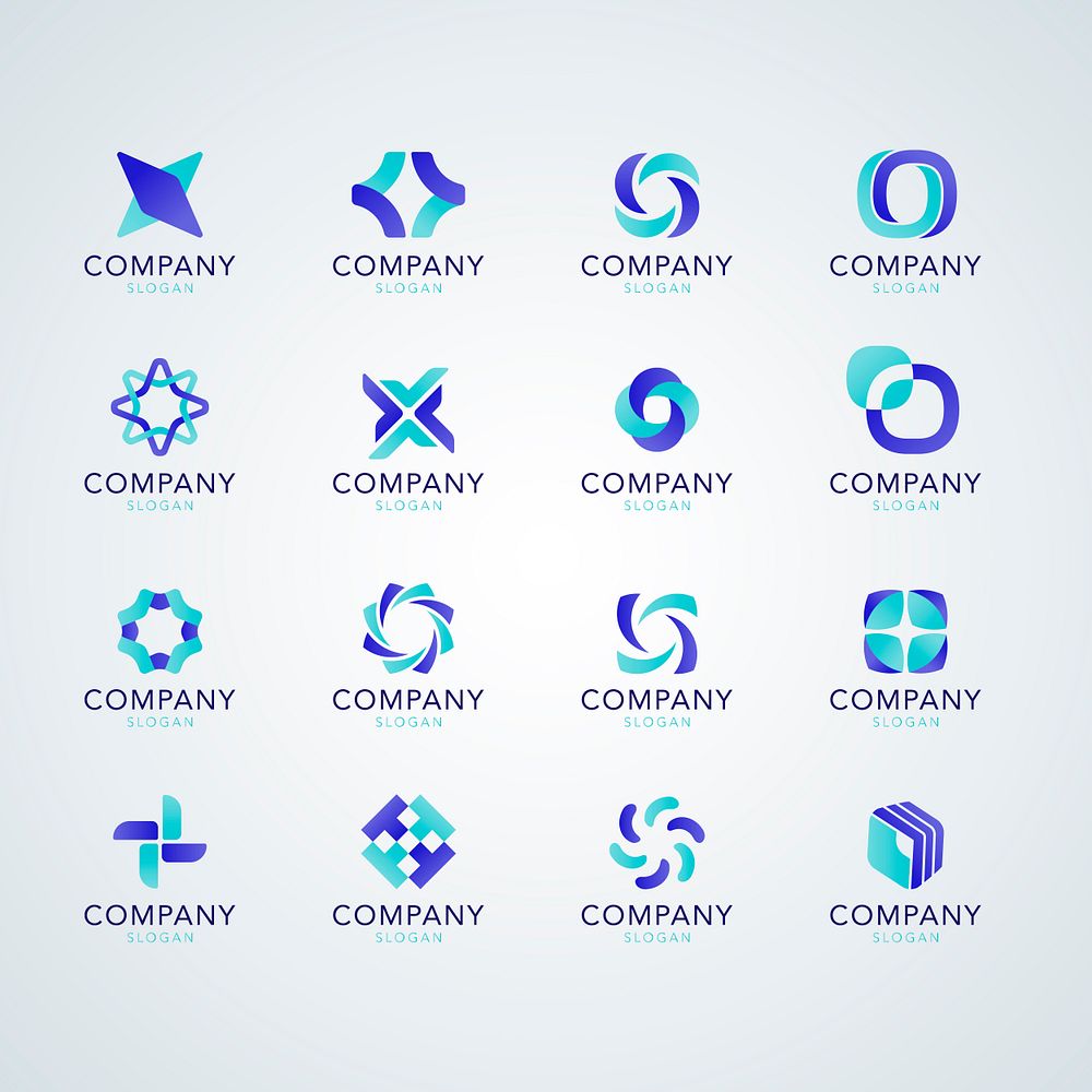 Blue company slogan collection vector | Premium Vector - rawpixel
