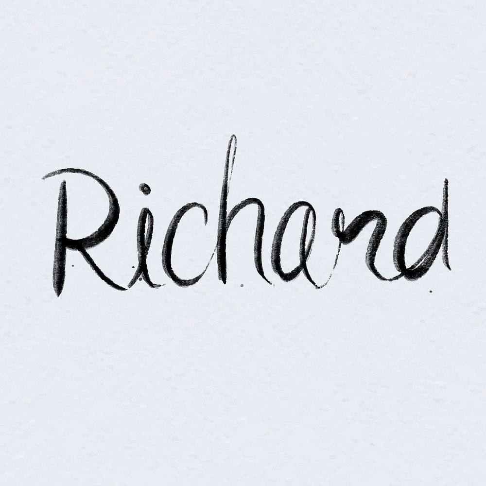 Hand drawn Richard vector font | Free Vector - rawpixel