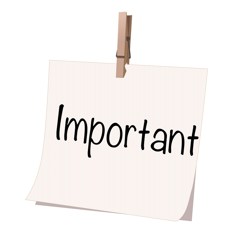 Important Note Png
