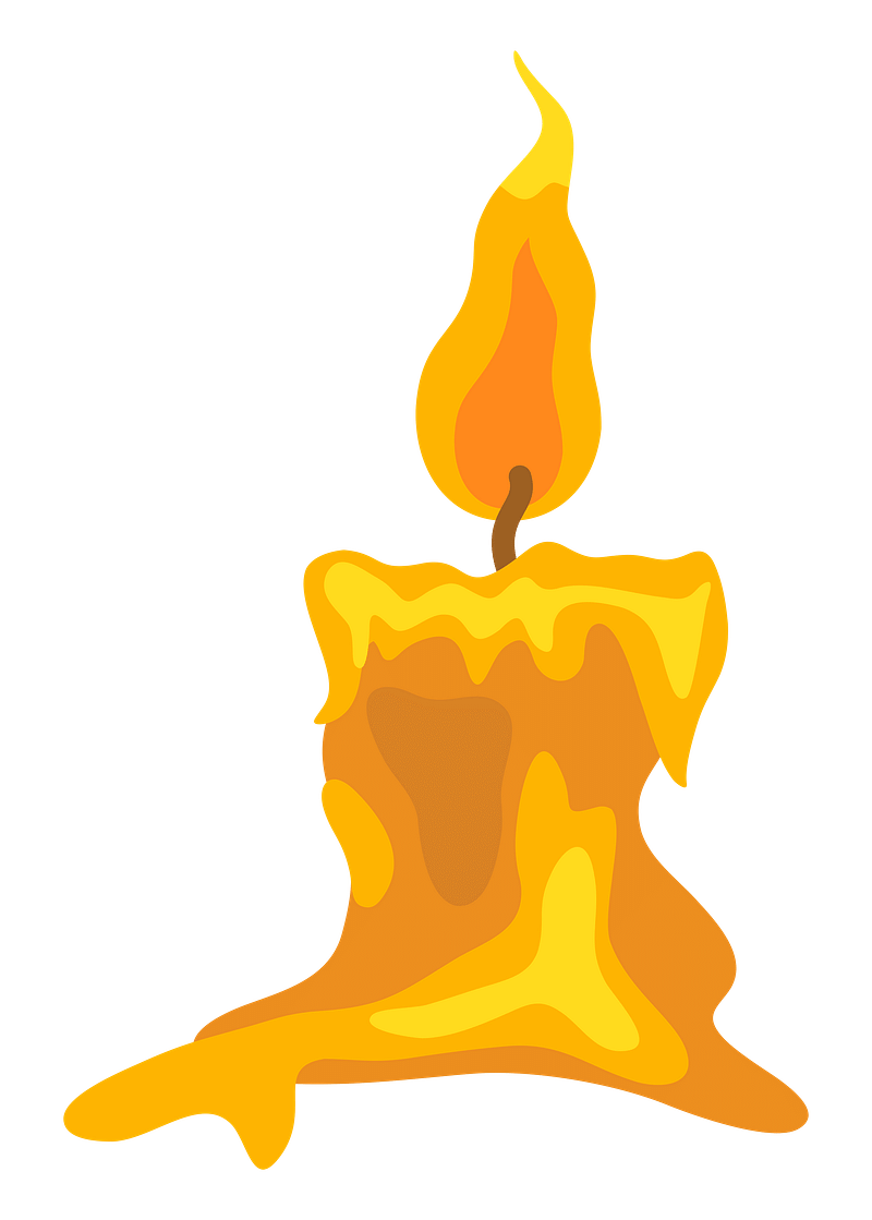 Candle Cartoon Drawings