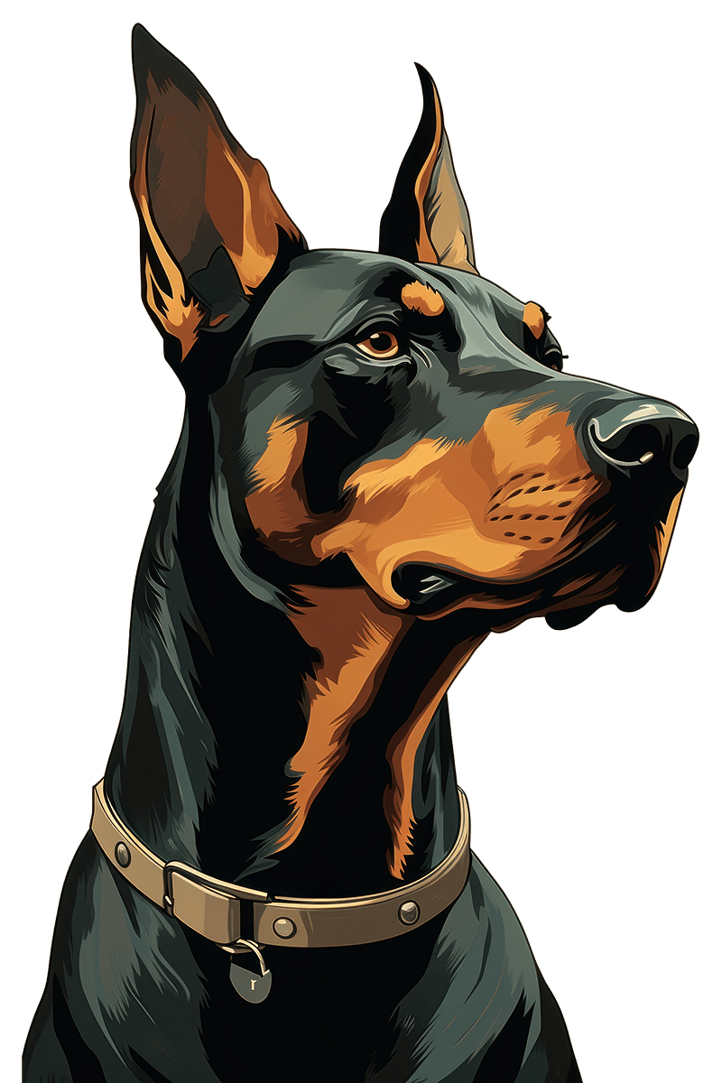 Doberman Guard Dog