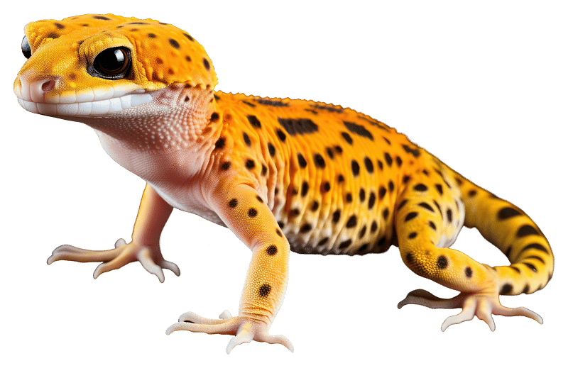 Gecko White Background