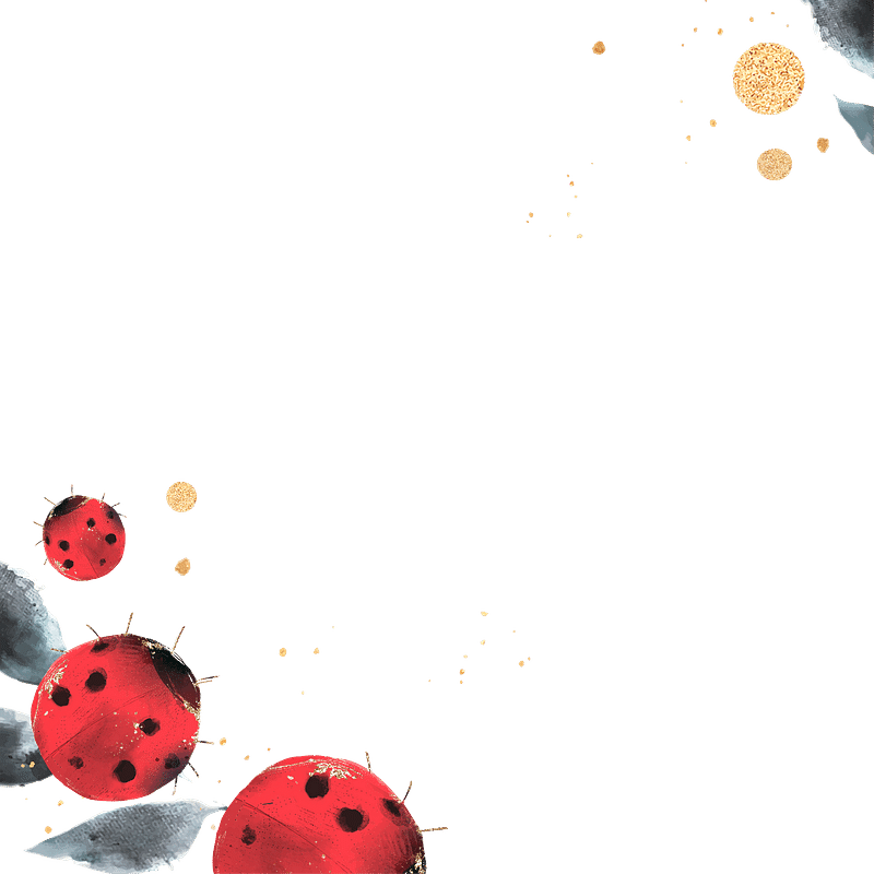 Ladybug Border Clip Art