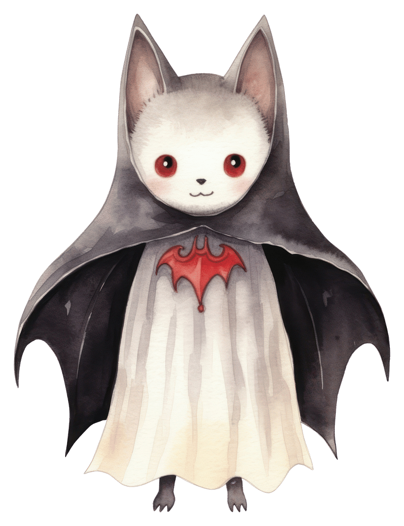 Cute Vampire Bat Drawings