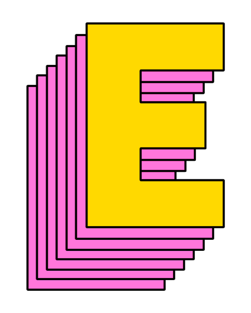 Cool Letter E