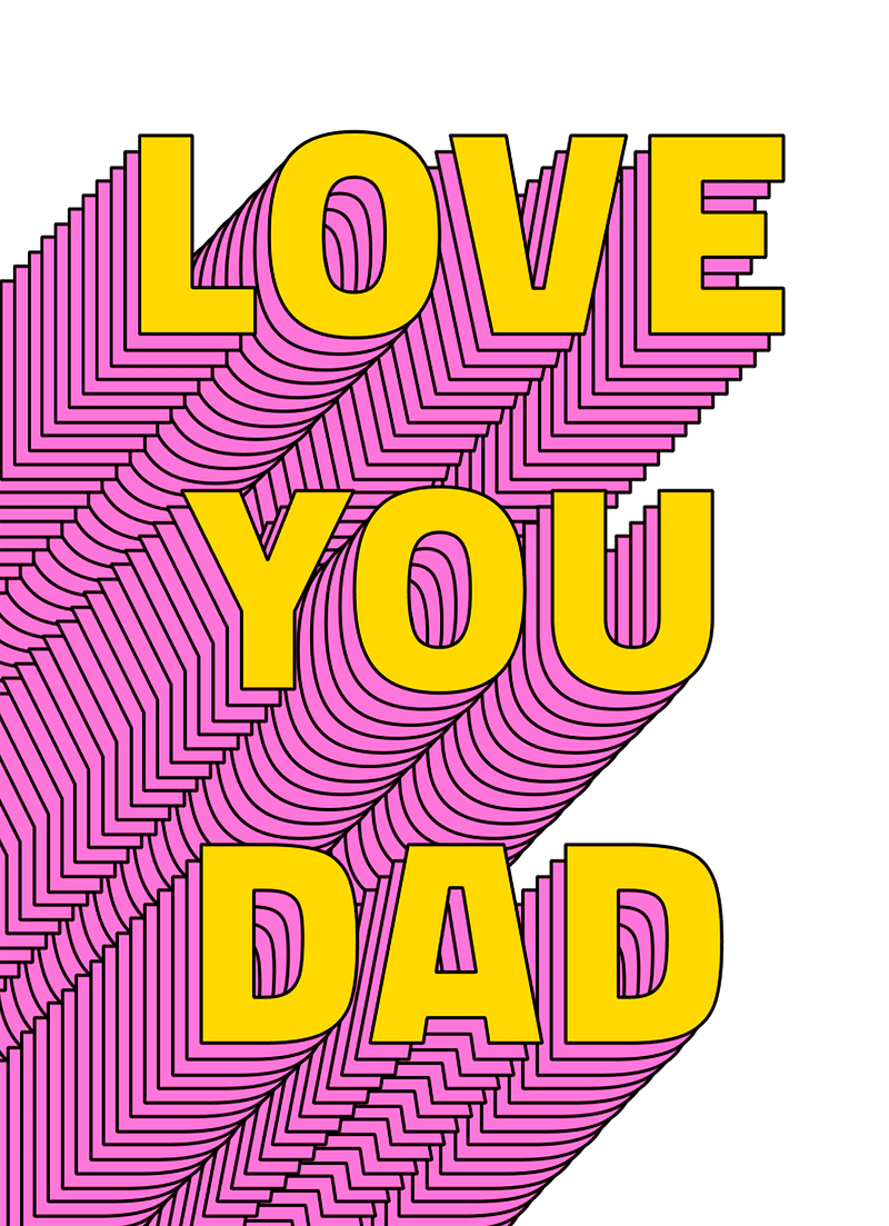 I Love You Dad Clipart