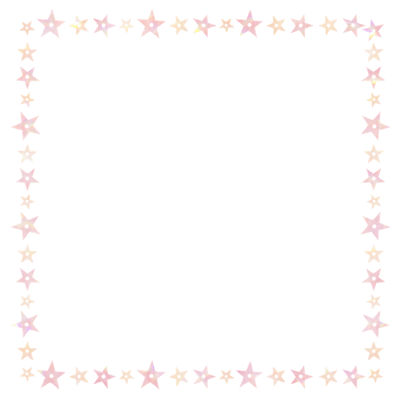 Pink Star Border